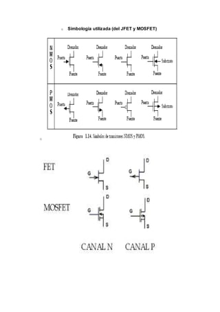 Transistor de efecto de campo mosfet y ffet | DOCX