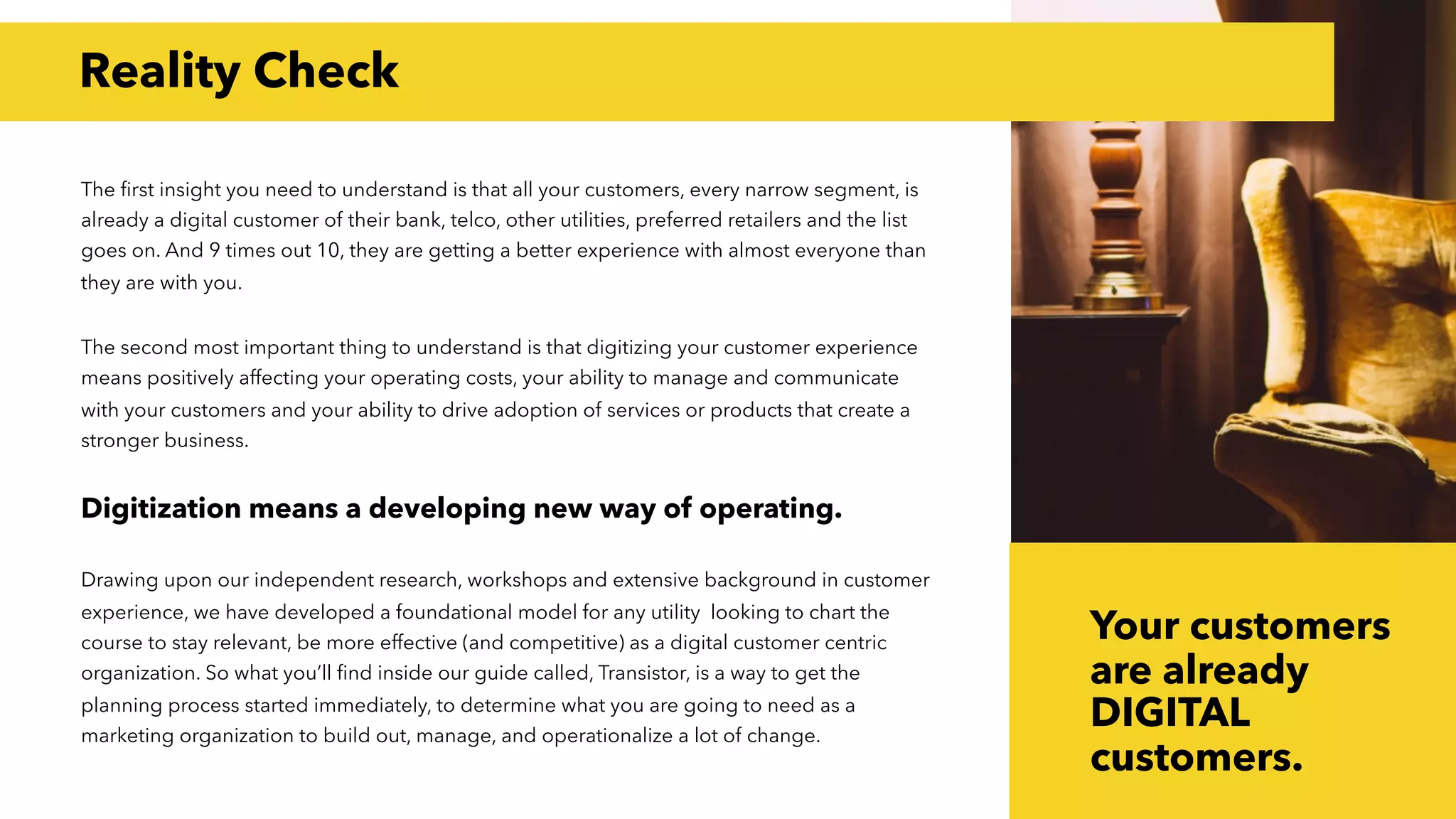 Digitizing the Customer Experience within a Utility | PPT