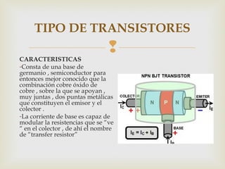 Transistores | PPT