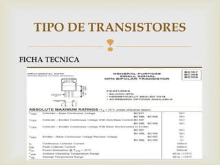 Transistores | PPT