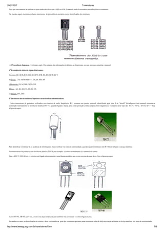 Transistores | PDF