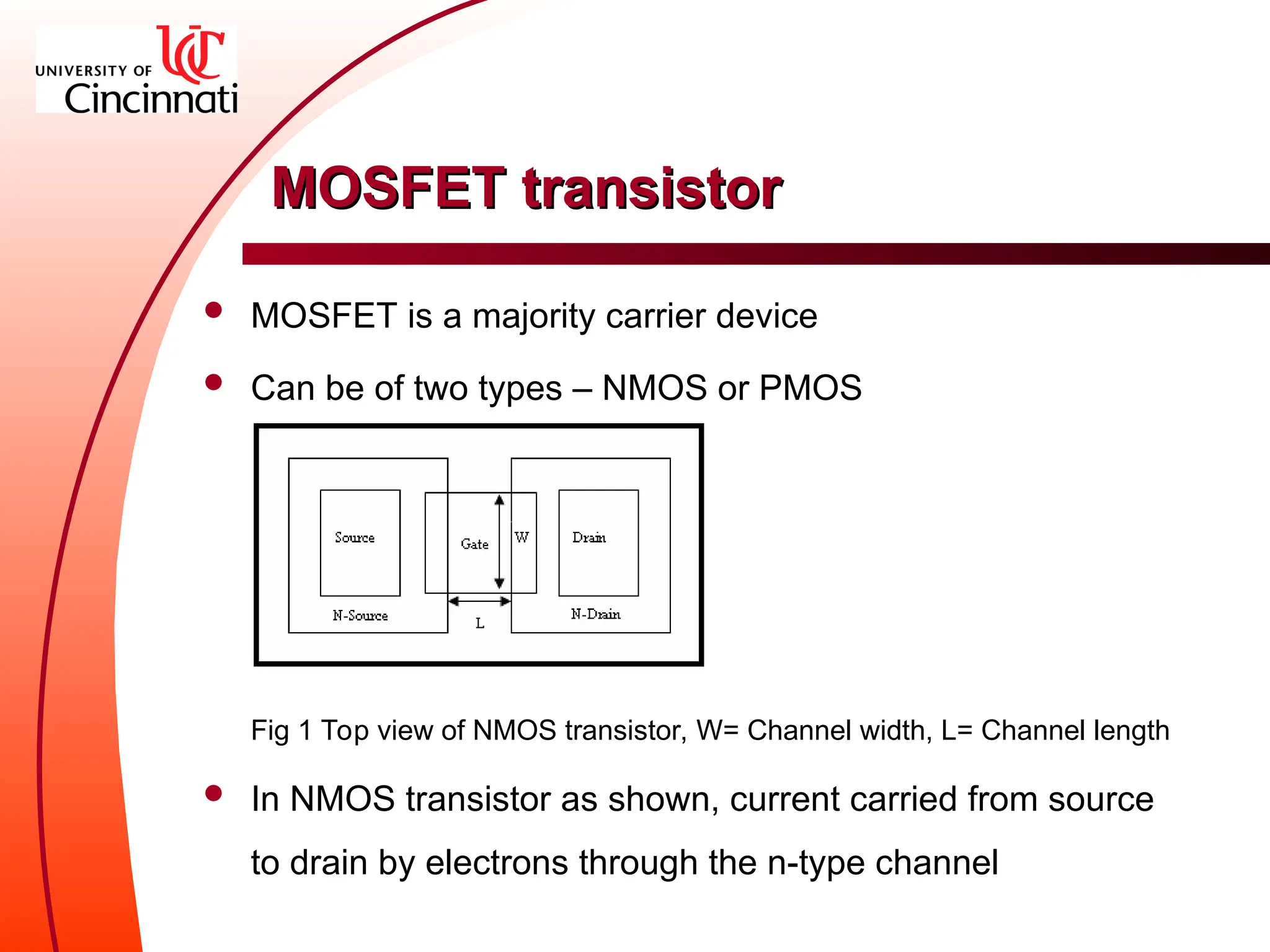 MOSFET transistor models COMPARISON .ppt