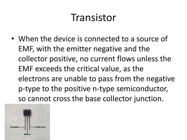 Transistor notes | PPT