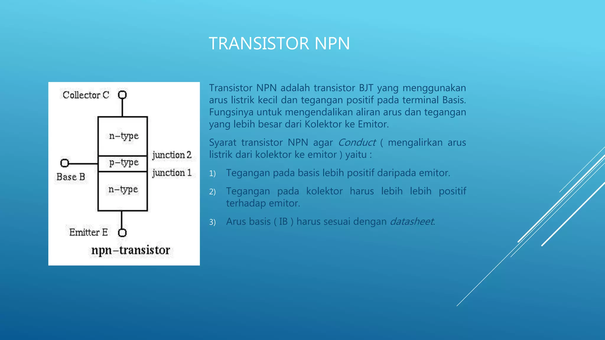 Transistor npn & pnp | PPTX