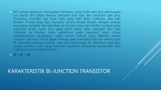 Transistor npn & pnp | PPTX