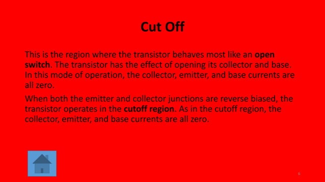 Transistor operating regions | PPT
