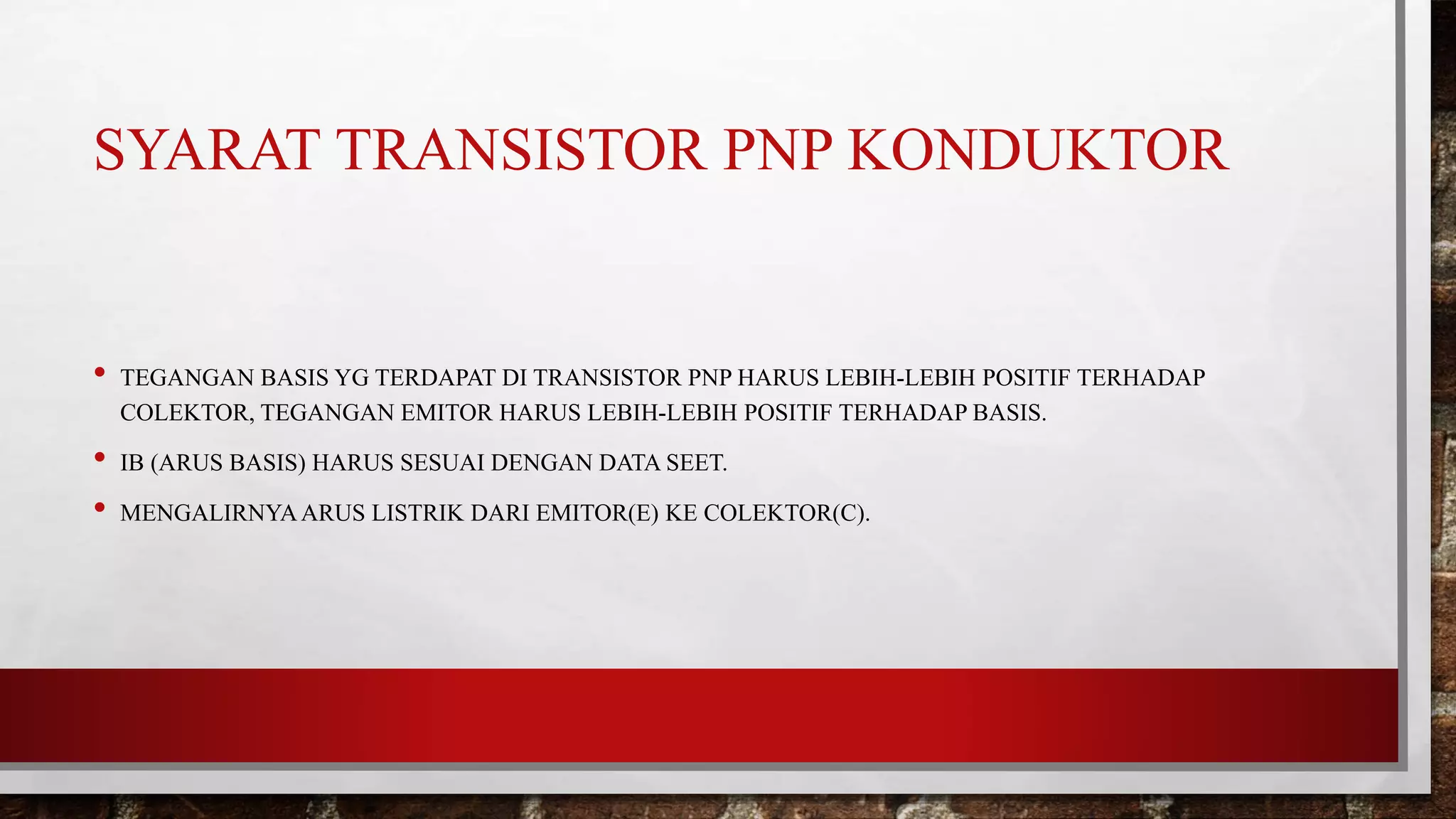 Transistor pnp | PPTX