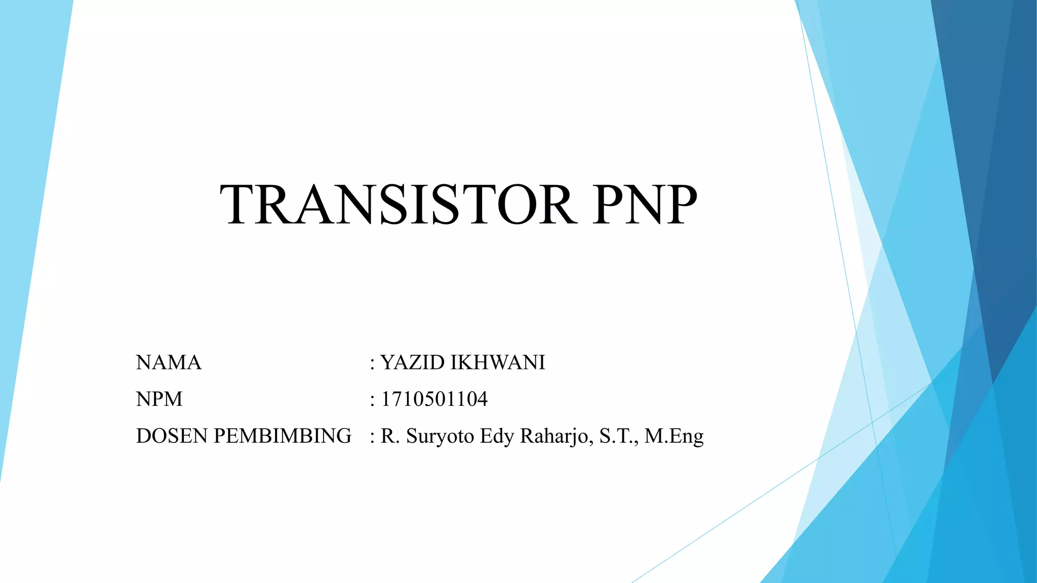 Transistor pnp | PPT