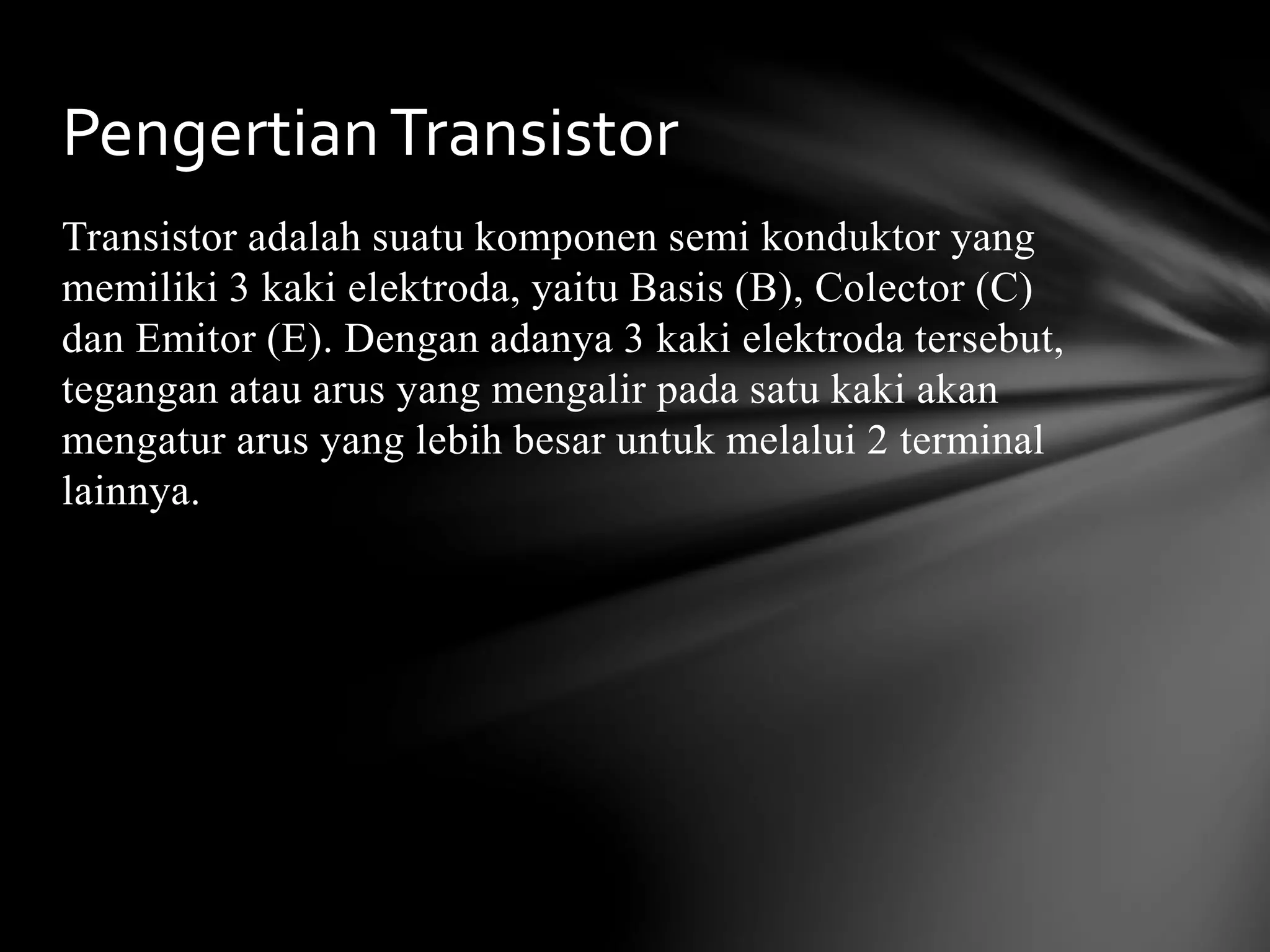 Transistor PNP | PPTX