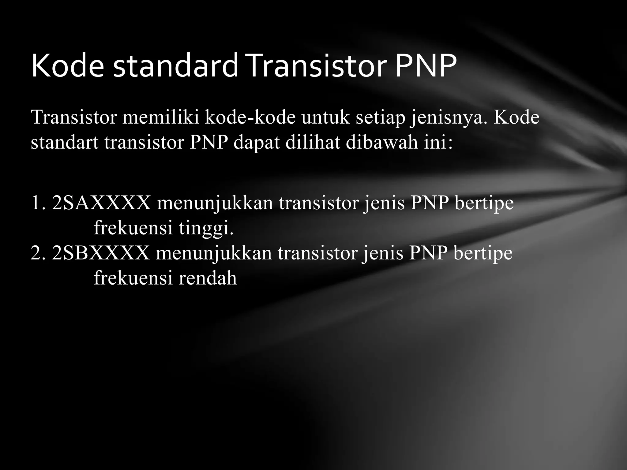 Transistor PNP | PPTX