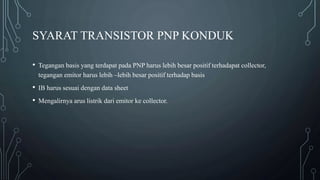 Transistor pnp dan pnp | PPT