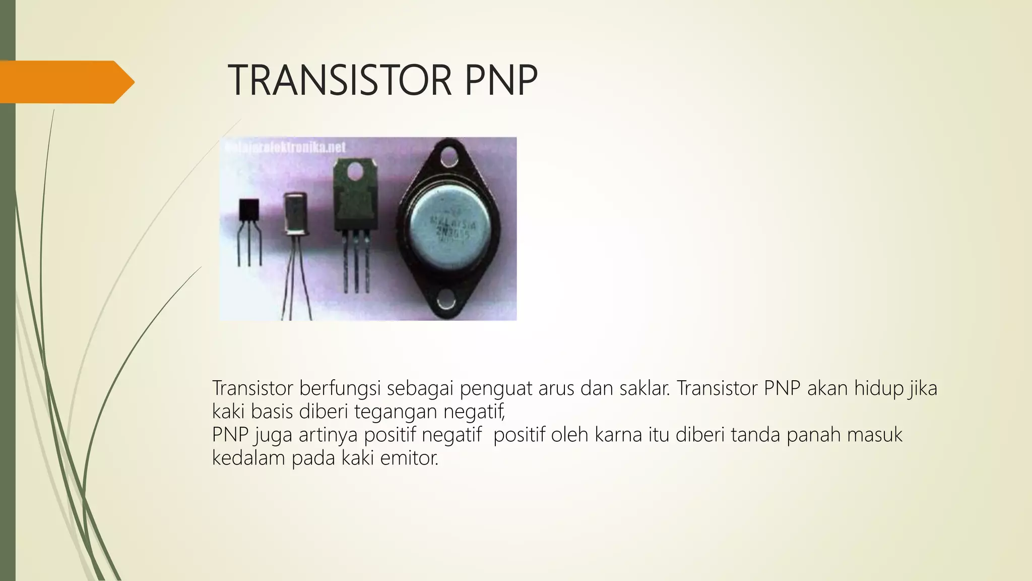 Transistor pnp ppt | PPTX