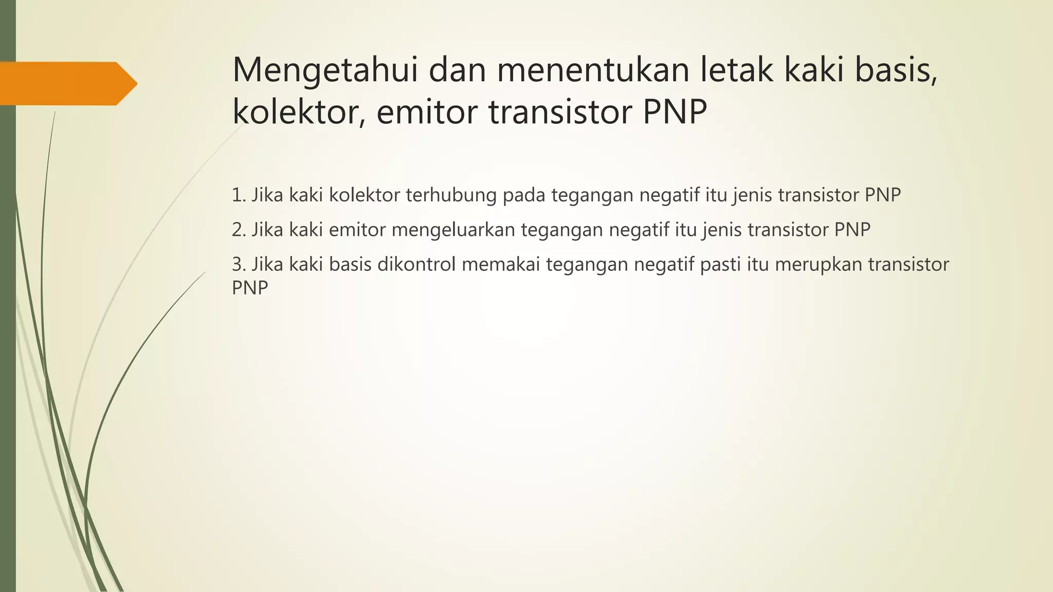Transistor pnp ppt | PPTX