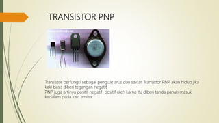 Transistor pnp ppt | PPTX