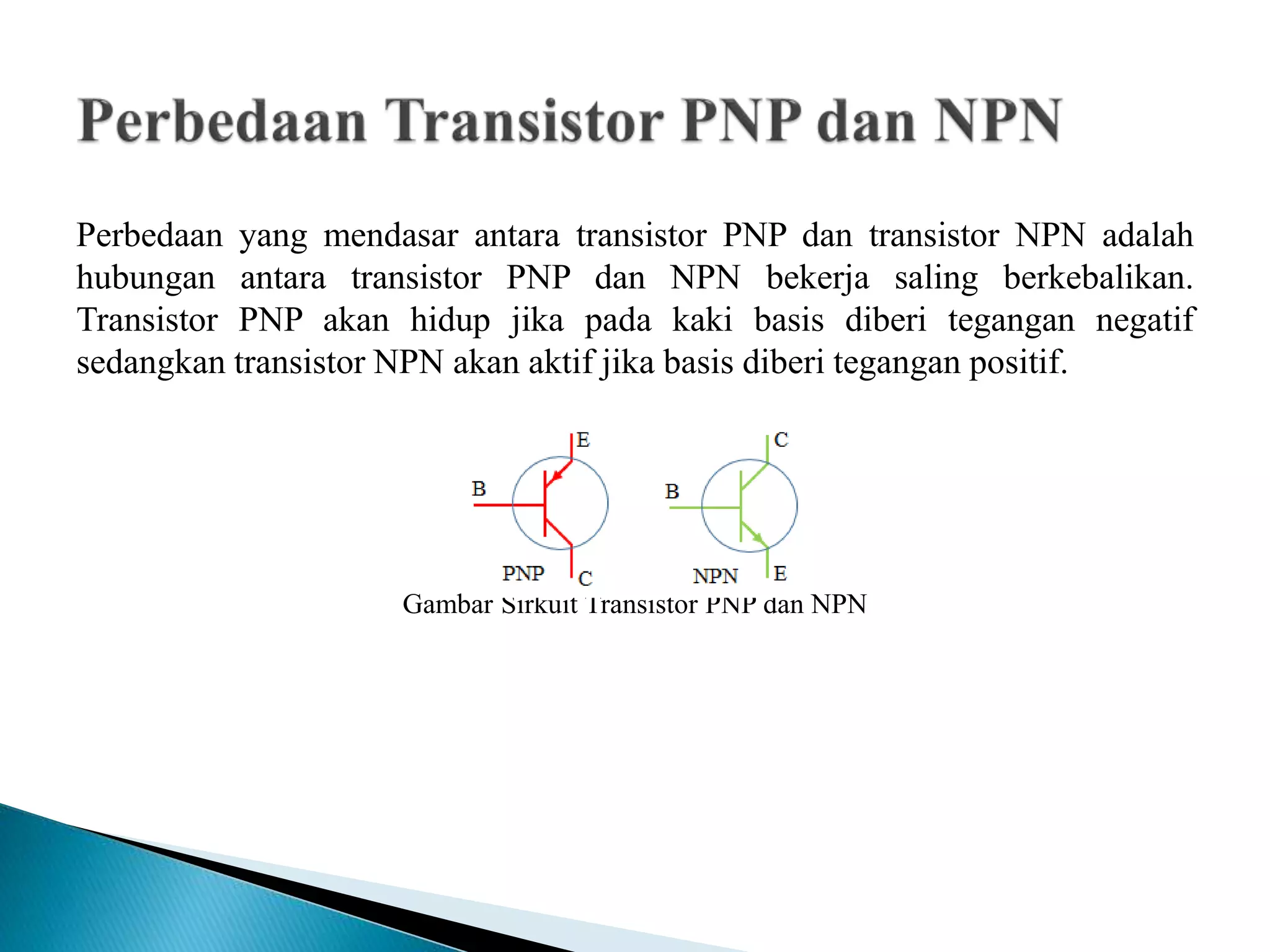 SPESIFIKASI TRANSISTOR PNP | PPTX