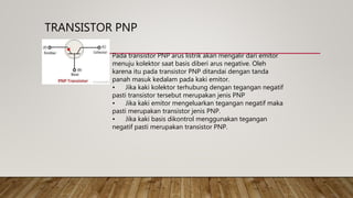 Pengertian Transistor PNP | PPT