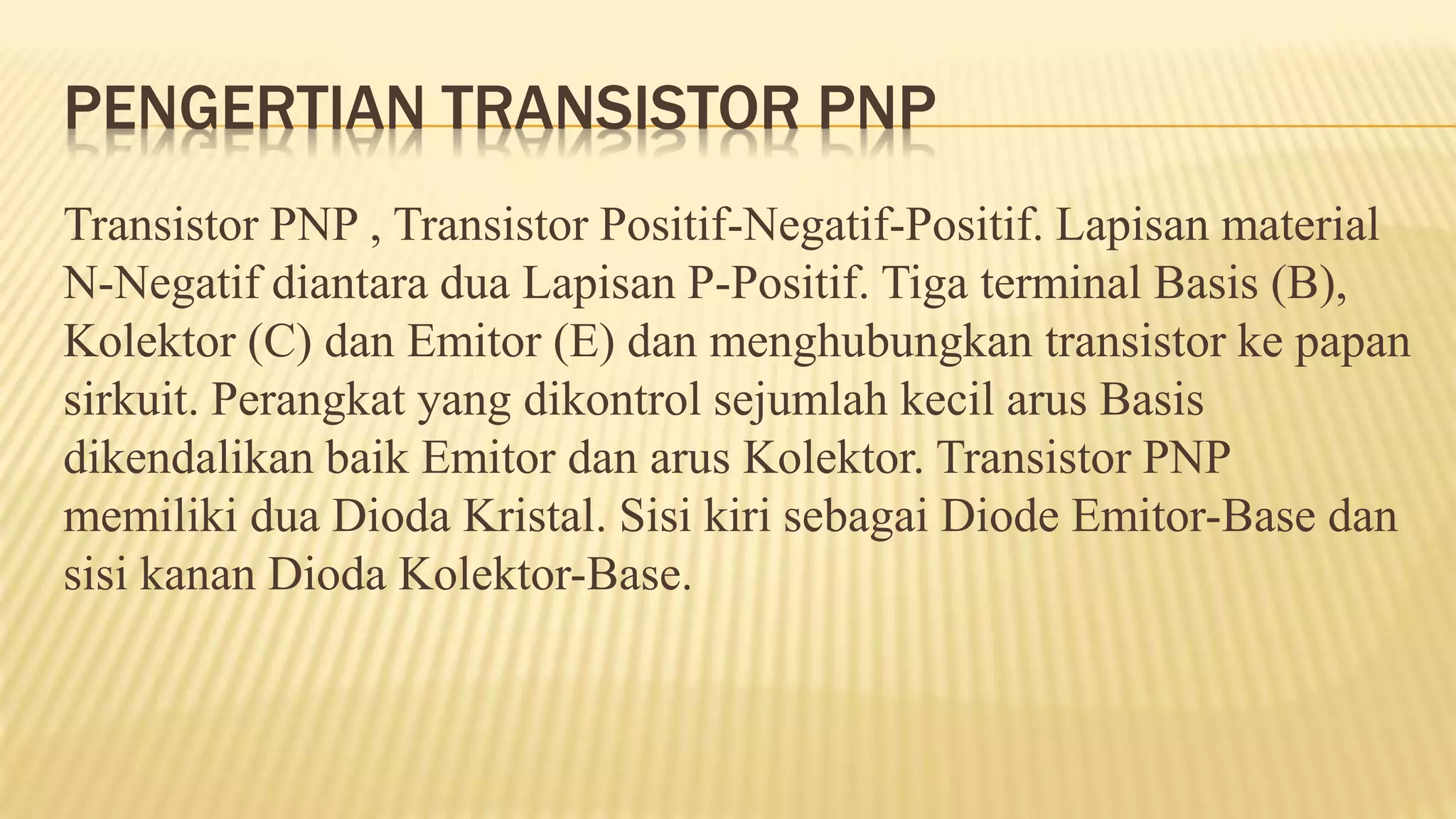 Transistor pnp yusuf | PPT