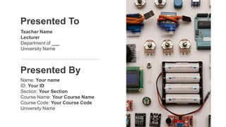 Transistor powerpoint presentaion - Electronics powerpoint presentation ...