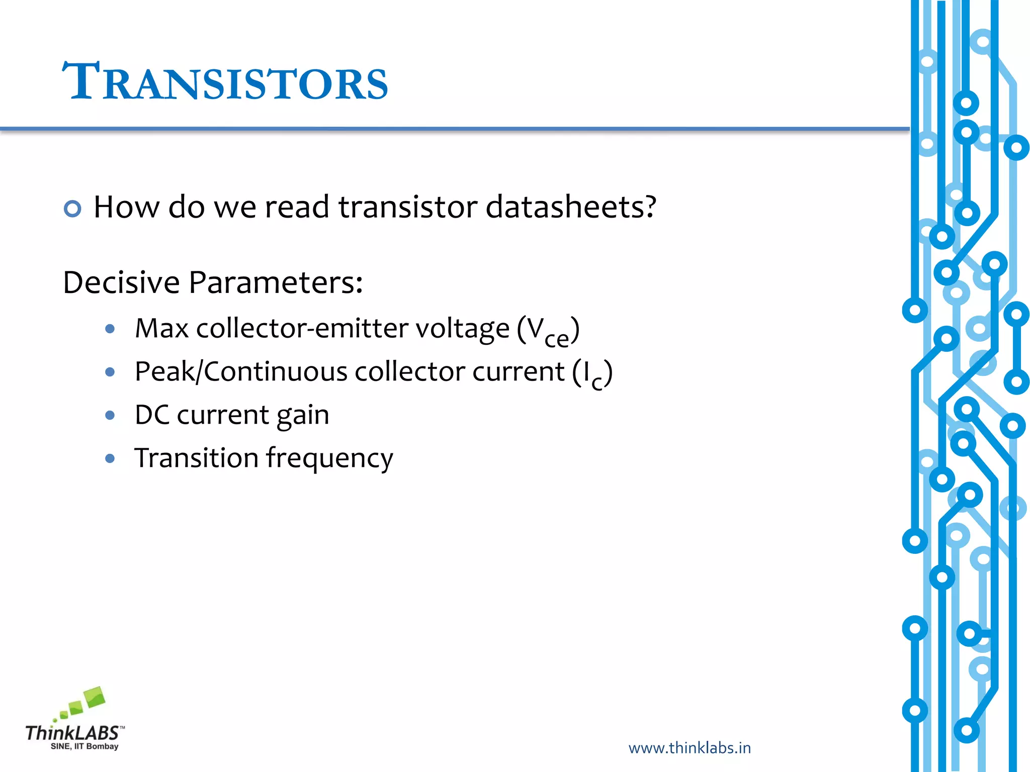 Transistors | PDF