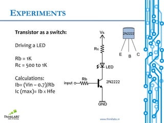Transistors | PDF