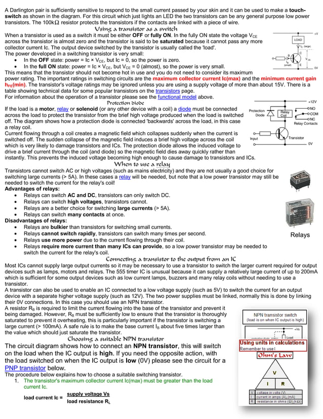 Transistors | PDF