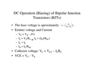 Transistors.pdf Transistor and Applications | PPT