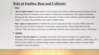 Transistors physics project | PPTX