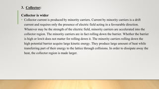 Transistors physics project | PPTX