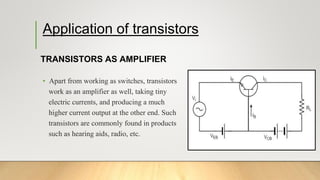 Transistors physics project | PPTX