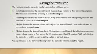 Transistors physics project | PPTX