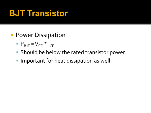 Transistors Basic Concept Ppt Free Download