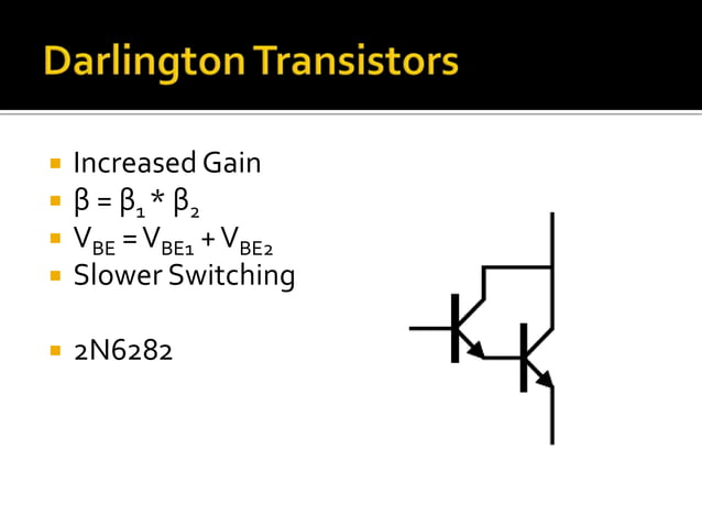 Transistors Basic Concept | PPT | Free Download