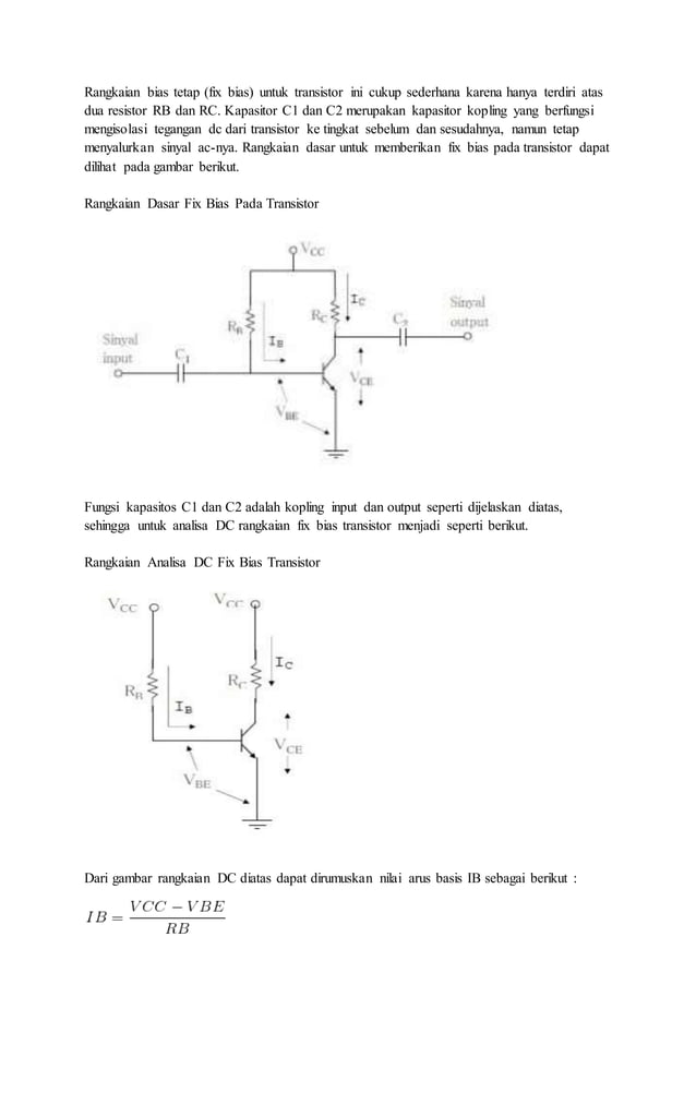 Transistor sebagai saklar | PDF