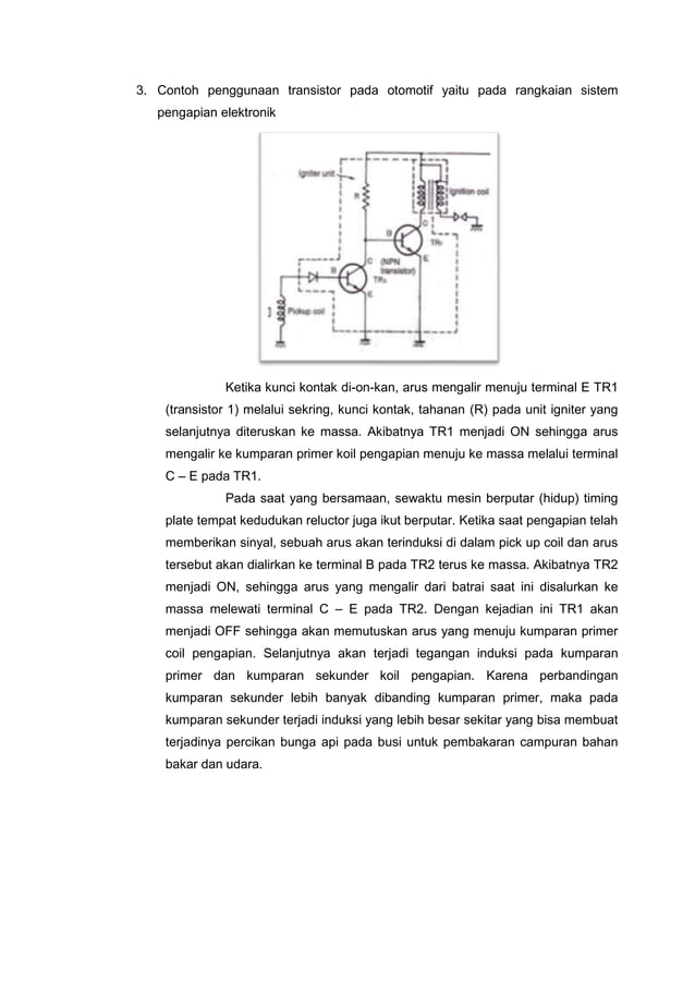 Transistor sebagai saklar a’lim abror c2 | DOCX