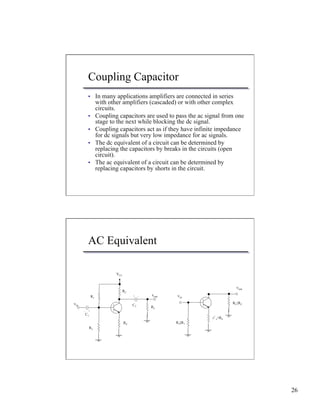 Transistors handout | PDF