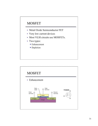 Transistors handout | PDF