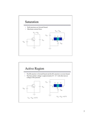 Transistors handout | PDF