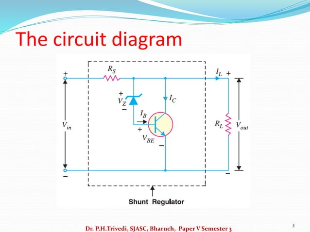 Transistor shunt regulator | PPTX | Consumer Electronics | Technology ...