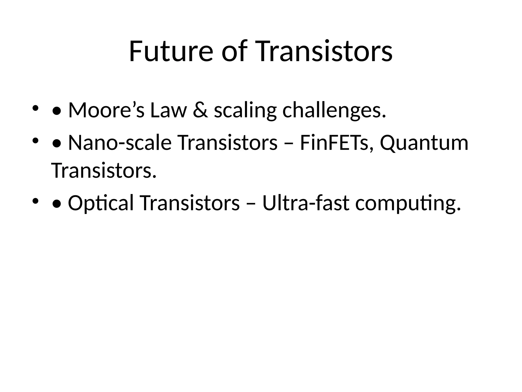 Bipolar Junction Transistors Presentation Pptx