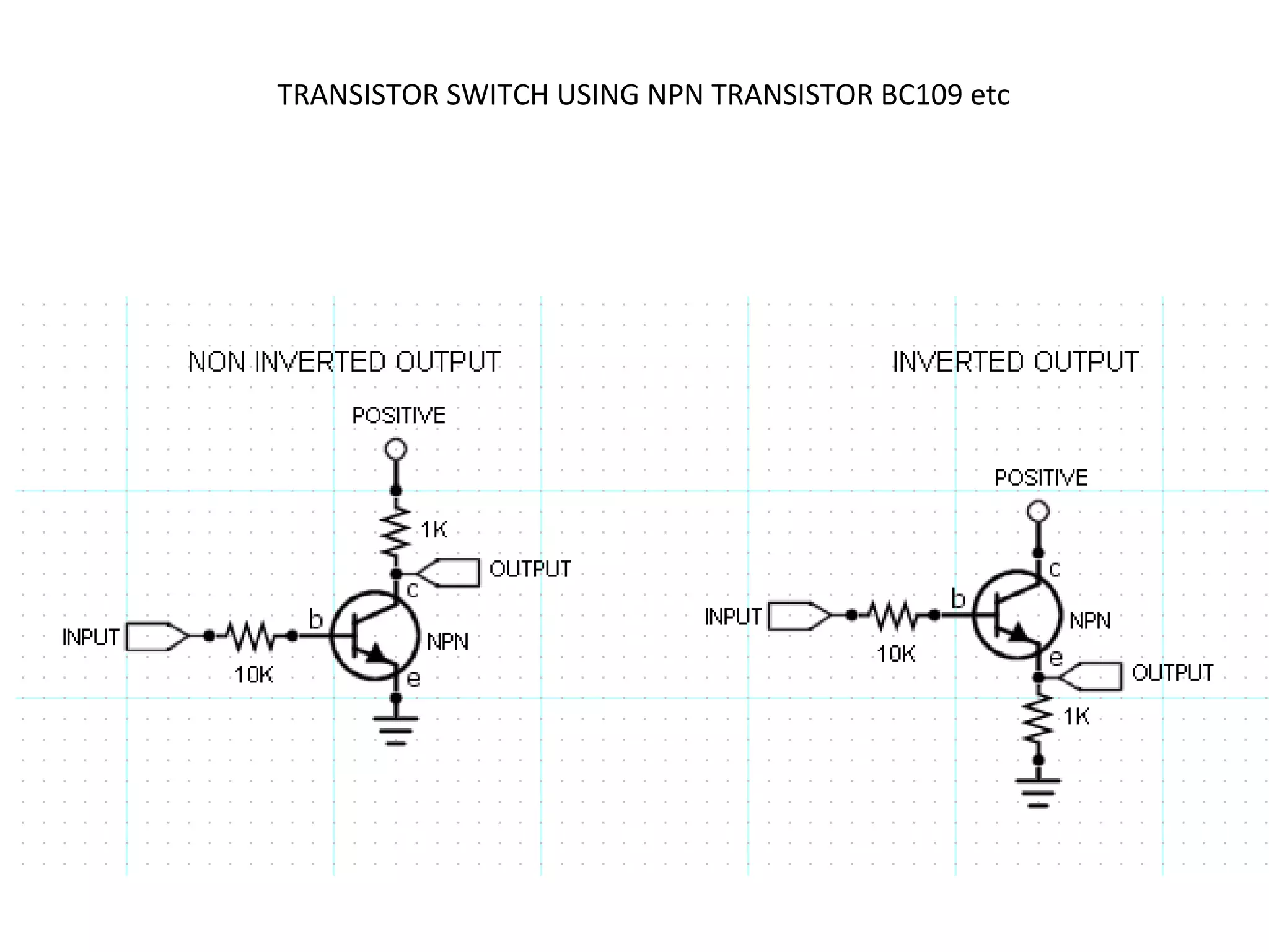 Transistor switches | PPT