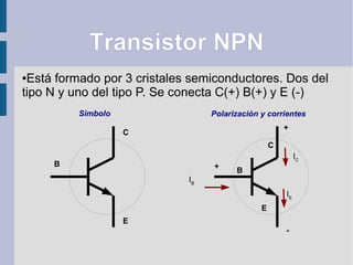 Transistor teoria | ODP | Chemistry | Science