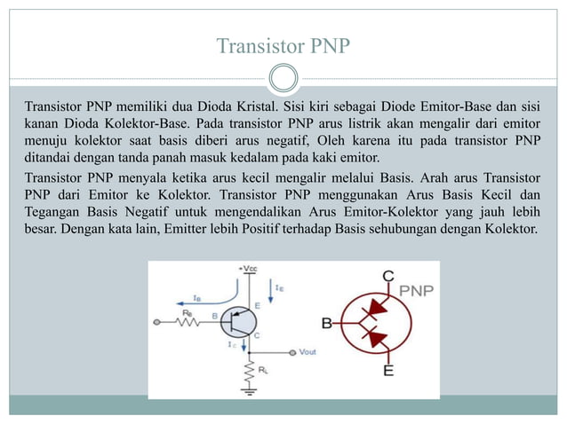 Transistor tipe pnp | PPT