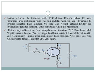 Transistor tipe pnp | PPT