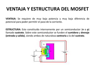 Transistor tipo mosfet | PPTX