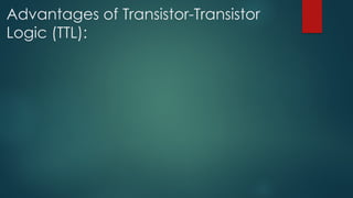 Transistor Transistor Logic.pptx,best for study | PPT