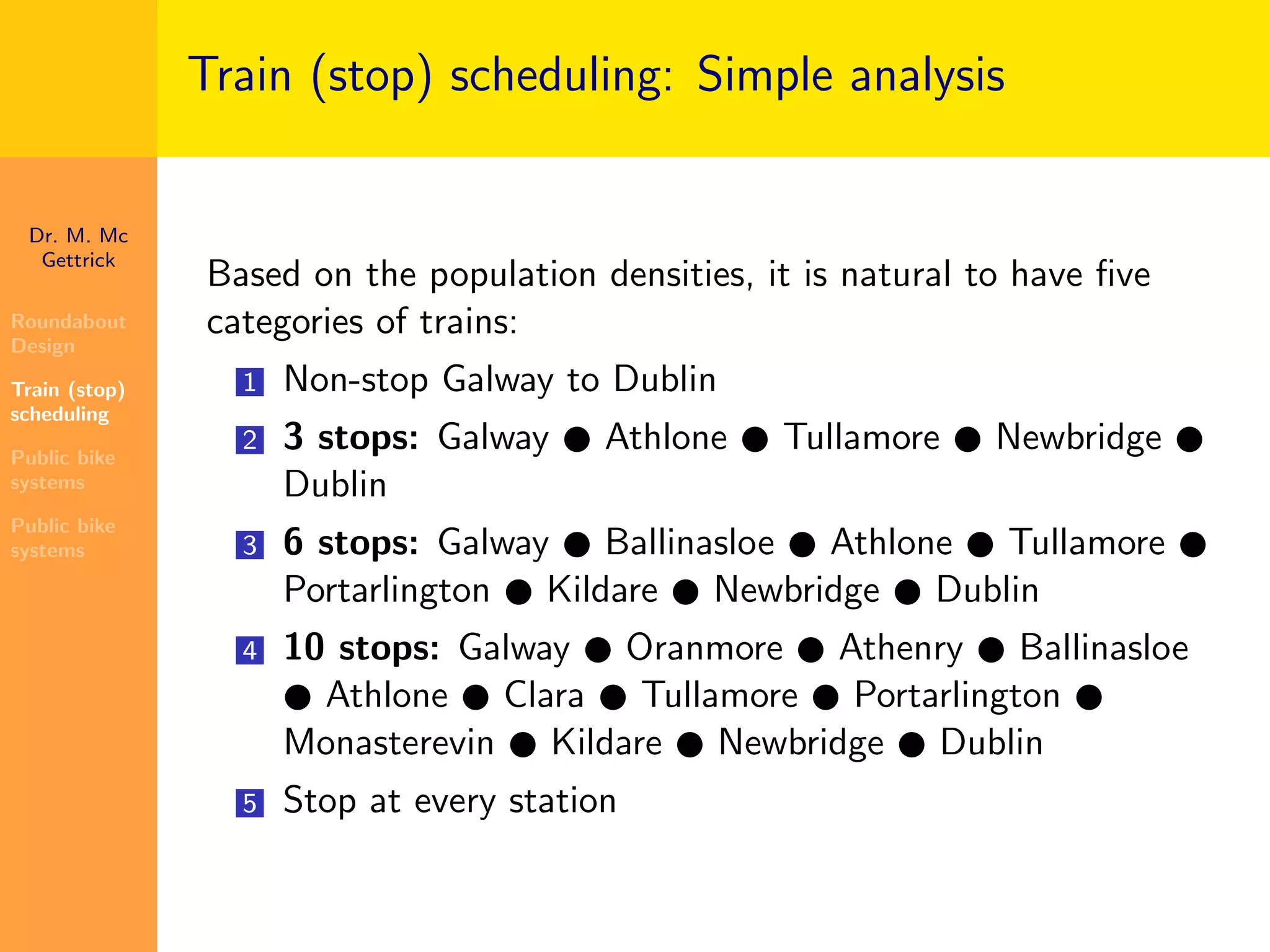 Mathematics in Public and Private Transportation | PDF