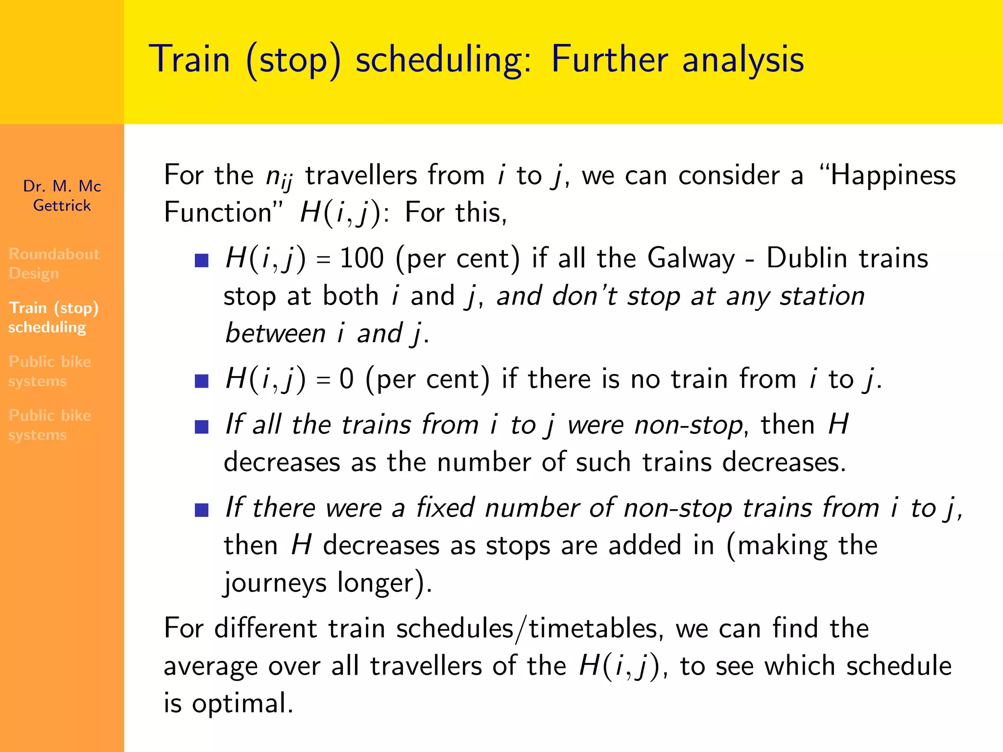 Mathematics in Public and Private Transportation | PDF