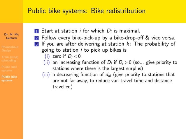 Mathematics in Public and Private Transportation | PPT