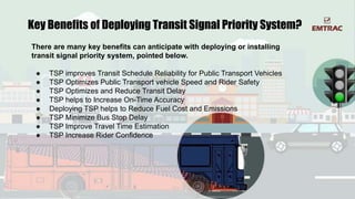 Transit Signal Priority System - All you need to know about | PDF