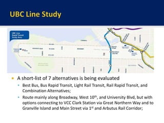 BC Ministry of Transportation Transit Presentation | PPTX